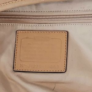 Coach | Bags | Coach Tan Leather Duffle Shoulder Bag | Poshmark